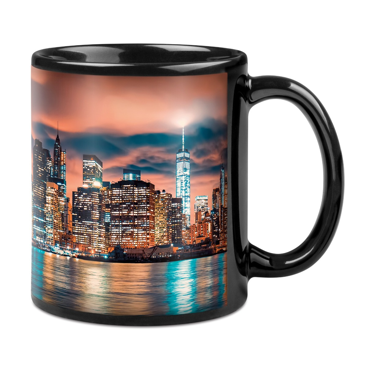 Mug noir personnalisé - Mug céramique personnalisé | Omnishirt