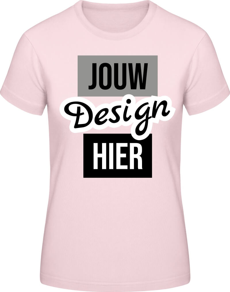 Dames T-shirts zelf ontwerpen en bedrukken bij Omnishirt