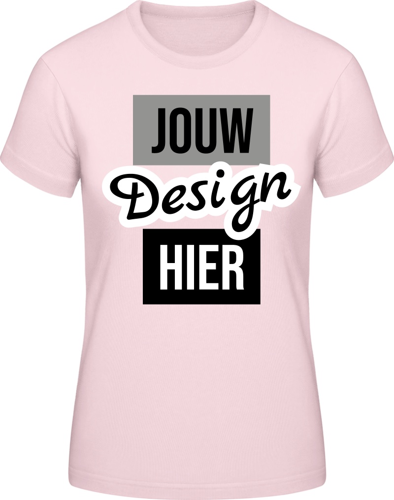 Dames T-shirts zelf ontwerpen en bedrukken bij Omnishirt