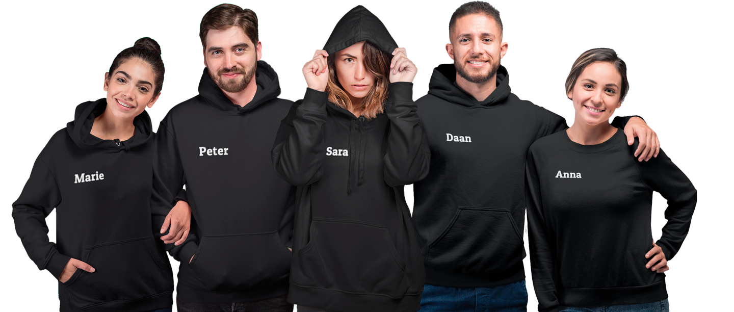 Sweater bedrukken en ontwerpen bij Omnishirt